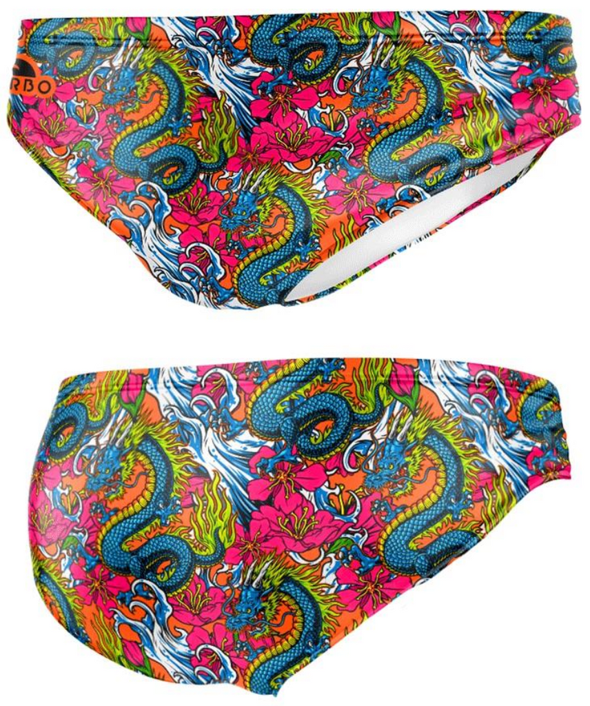 WP Men Trunks - Spring Dragons (Orange) – Turbo Swim Asia