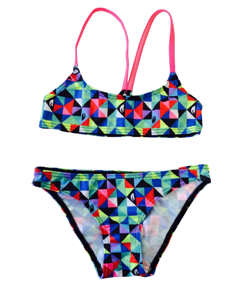 Girls - Bikini Mini - Origami (Print) - Top & Bottom – Turbo Swim Asia