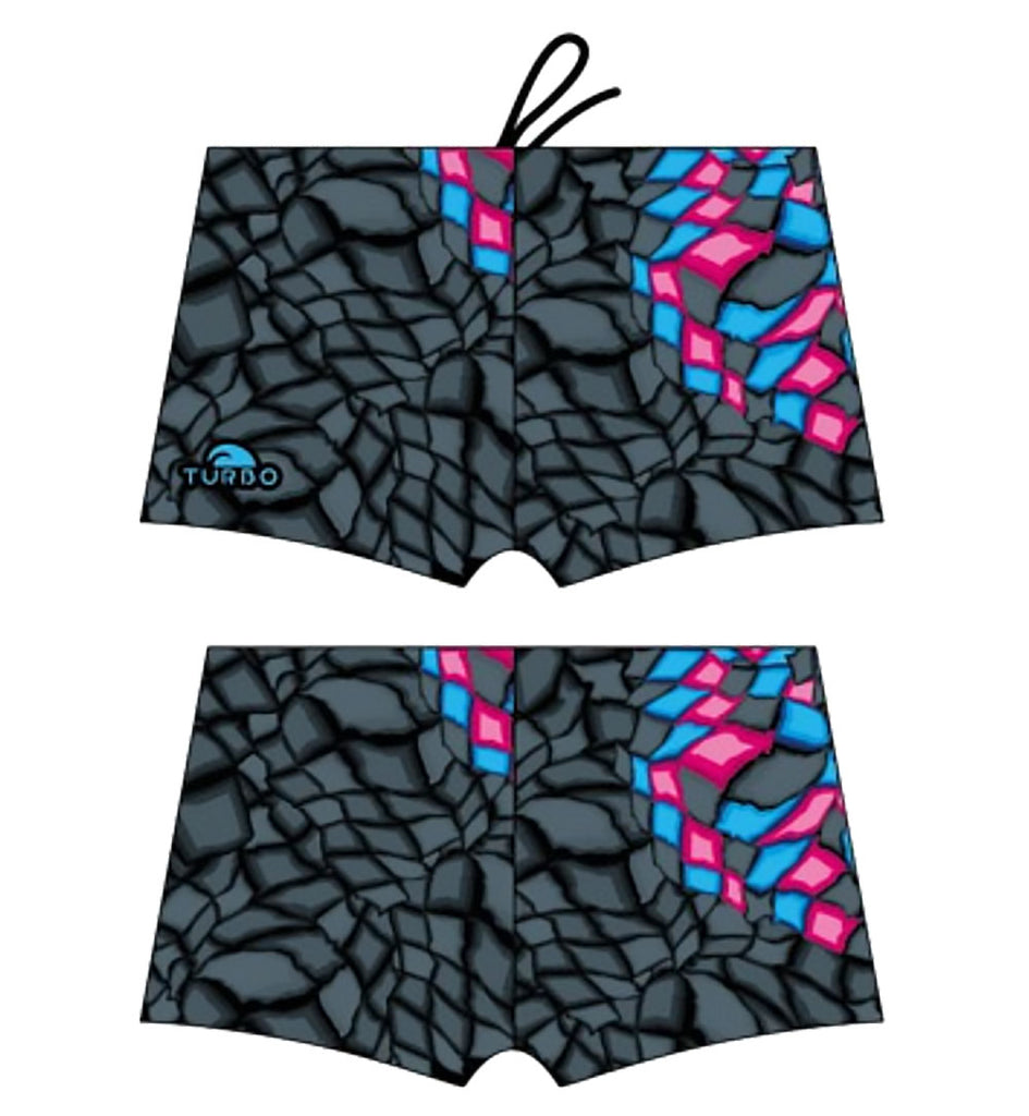 Men Boxer - Full Print - Crystal (Grey) – Turbo Swim Asia