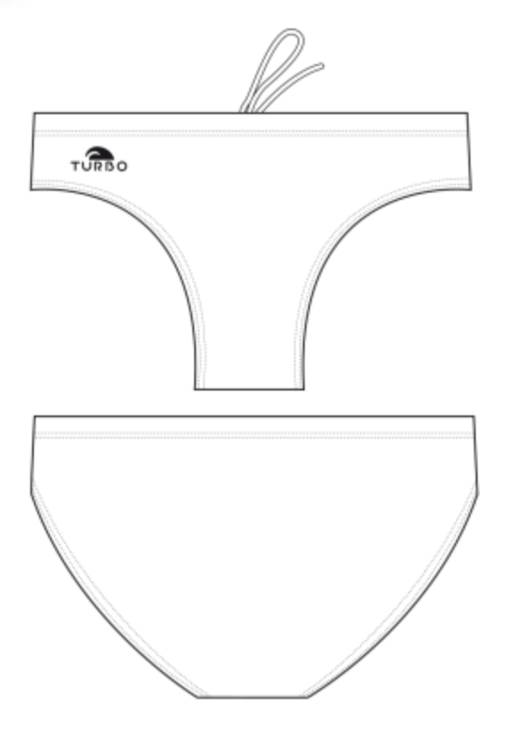 Men Swimming Trunks - Classic (White) – Turbo Swim Asia