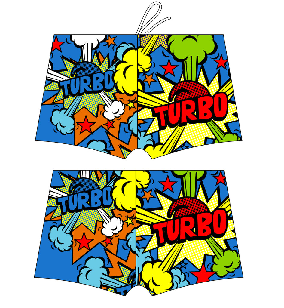 Men Boxer - Full Print - Pop Turbo (Print) – Turbo Swim Asia