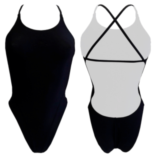 Women Synchronize Swim Suit - Brazilian Comfort (Black) – Turbo Swim Asia